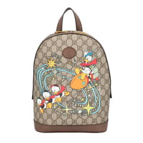 Gucci | Bags | Gucci Disney Donald Duck Gg Supreme Backpack Daypack ...